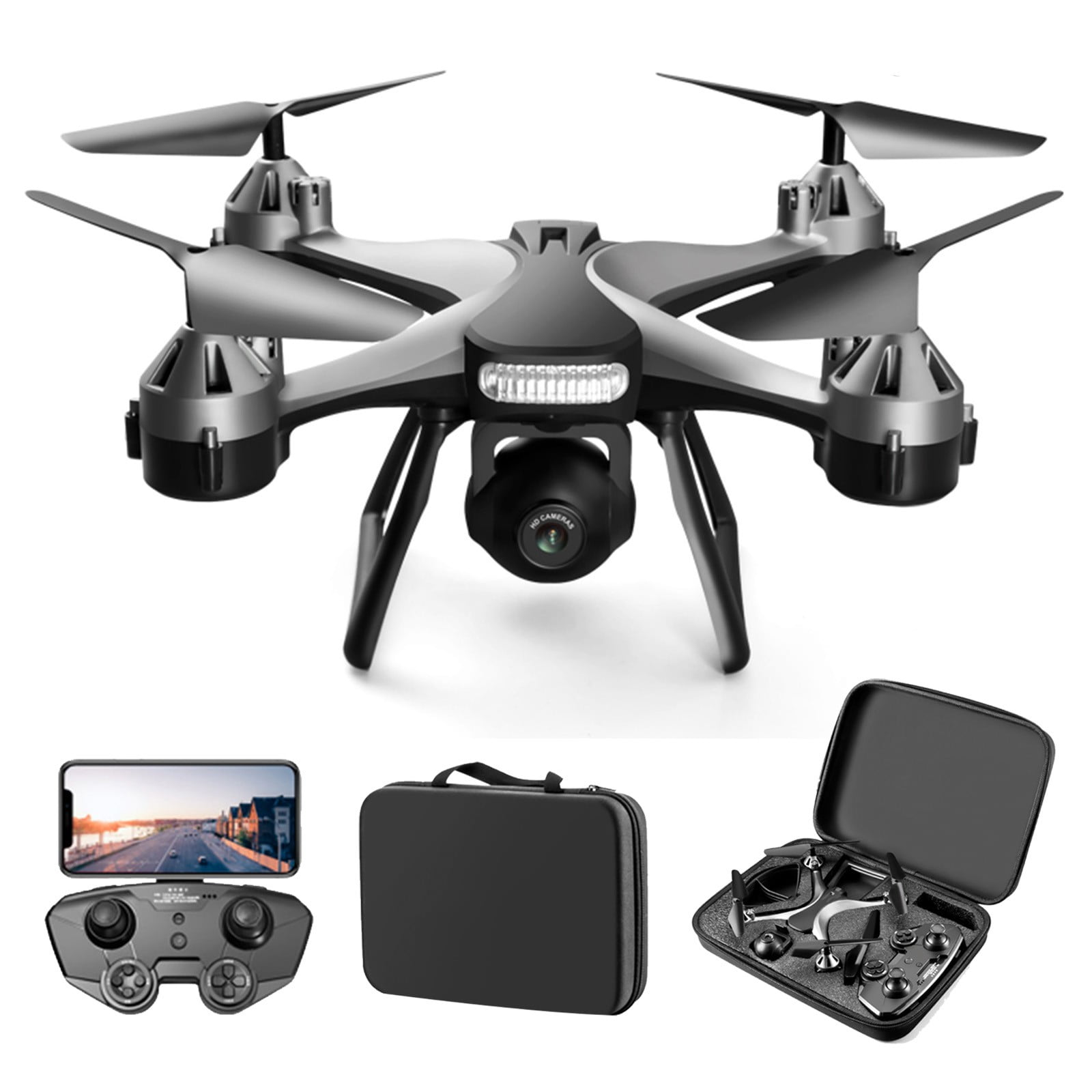 4K HD FPV Drone with WiFi Camera Altitude Hold Optical Flow ...