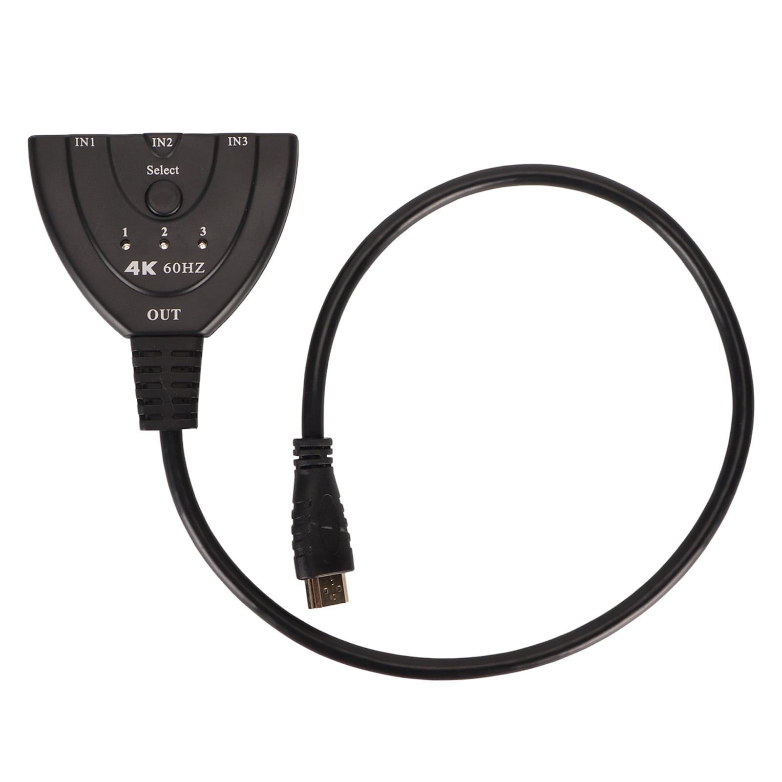 4K HD Multimedia Interface Splitter Plug and Play 4K At 60Hz 3 in 1 Out ...