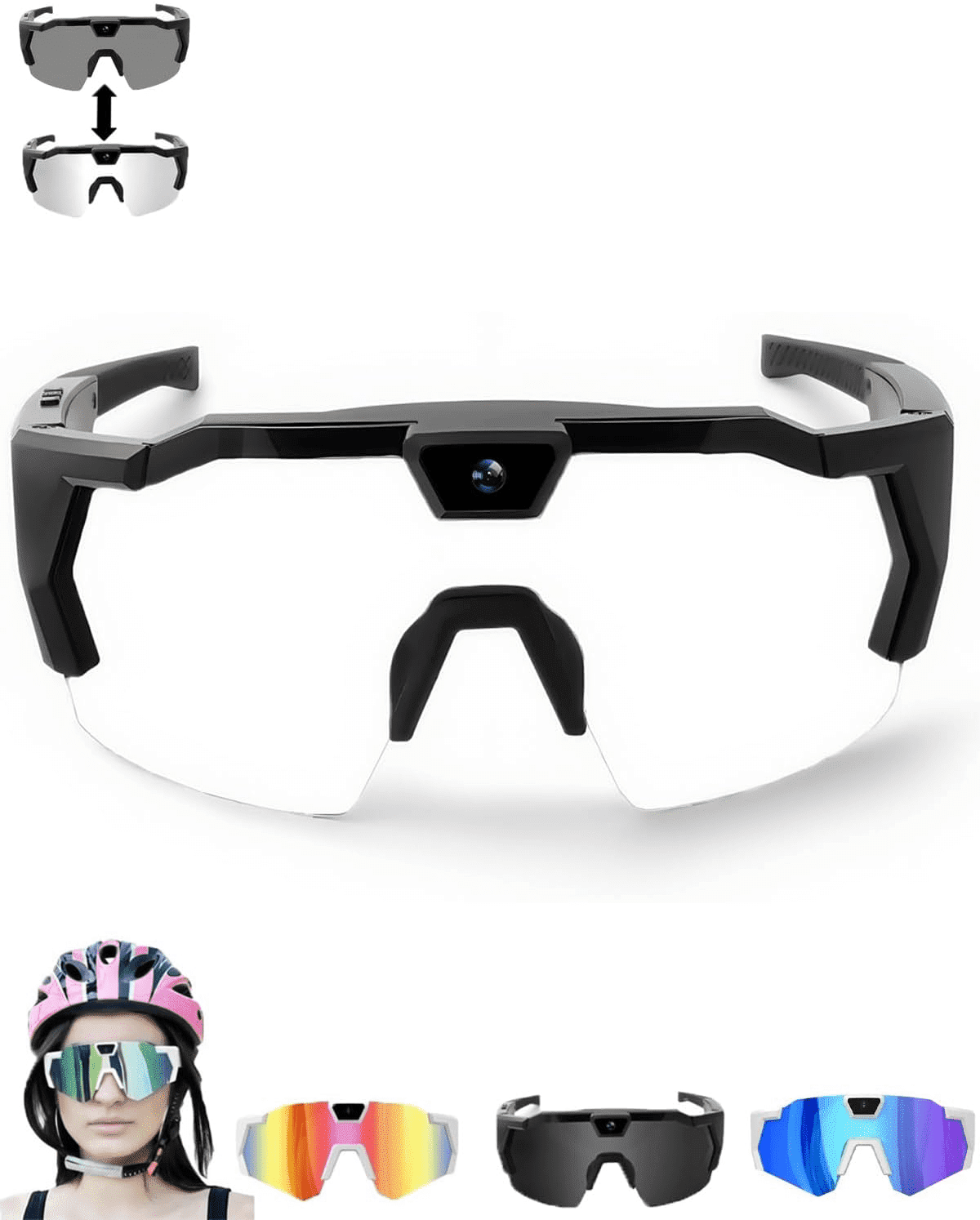 4K HD Smart Baseball Glasses with Built-in Camera – POV Audio Video ...