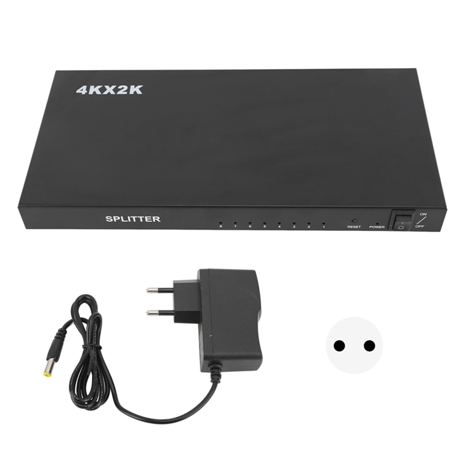 4K HD Splitter Composite Video Distribution 1 In 8 Out AC 100V?240V ...