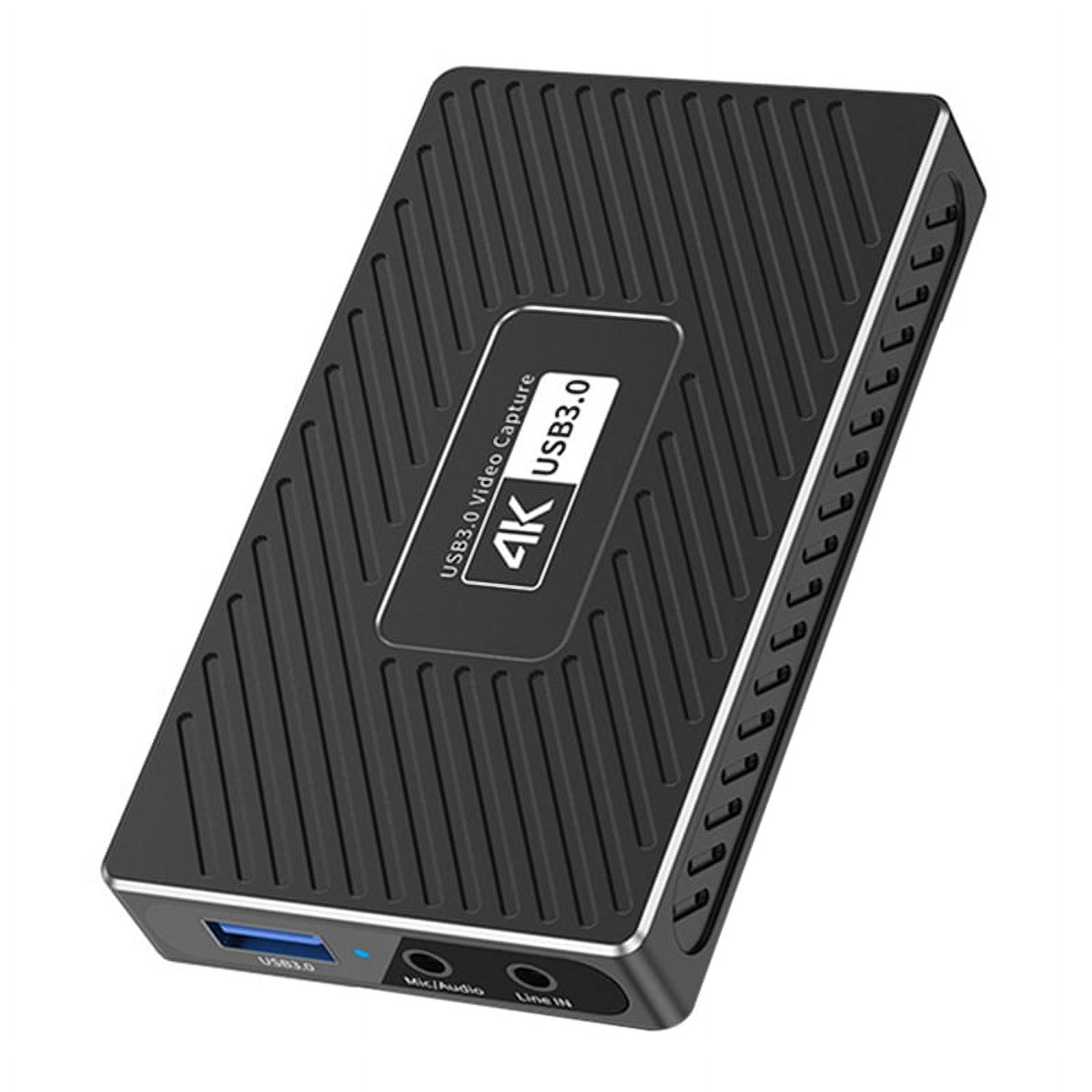 4K HD Video Capture Card USB3.0 Game Live Streaming Recorder - Walmart.com