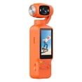 4K HD Vlogging Camera, 180째 Rotatable Lens Handheld Action Camera, 1.97 ...