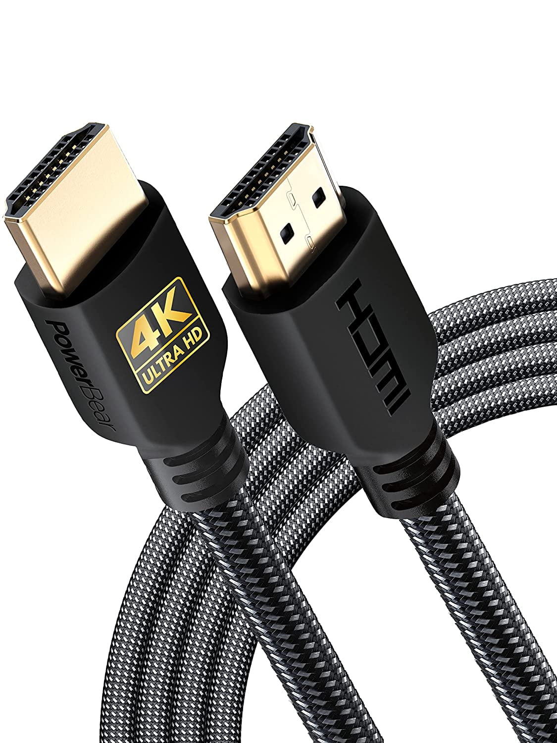 4K HDMI Cable 10 ft | High Speed Hdmi Cables, Braided Nylon & Gold ...