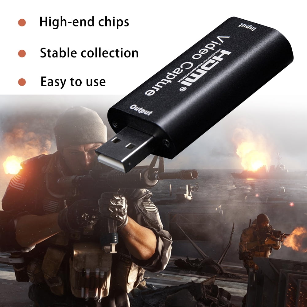 4K HDMI Capture Card Video Capture Devices USB 2.0 Broadcast Live and ...