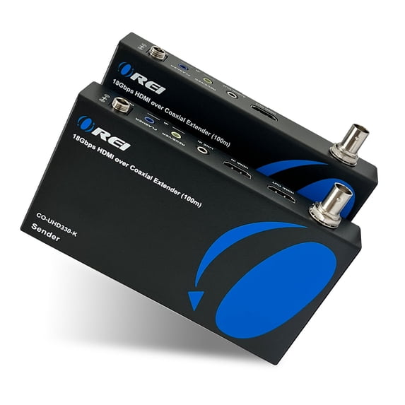 4K HDMI Over Coaxial Extender up to 330 Feet - 4K@60Hz Over 75 Ohm RG-6 ...