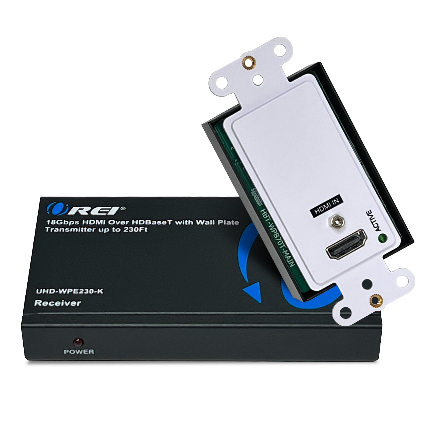 OREI 4K HDMI/USB-C Extender Over CAT6/7, 4K@60Hz, HDBaseT ...