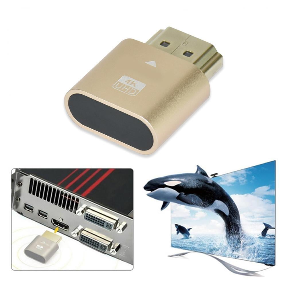 Nuboxa 4K HDMI-compatible Virtual Display Dummy Plug Mining Rig Plug ...