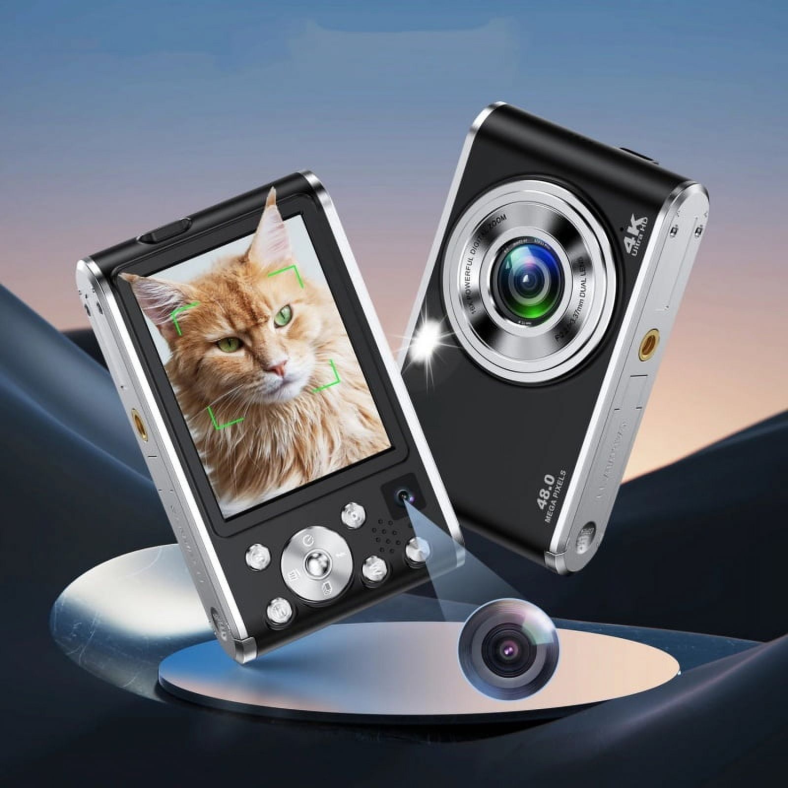 4K High Pixel Front and Rear Dual Selfie Camera 16x Efficient Zoom 3.06 ...