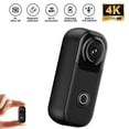 4K Mini Body Camera,POV Cam Action Camera with WiFi,EIS Stabilization ...