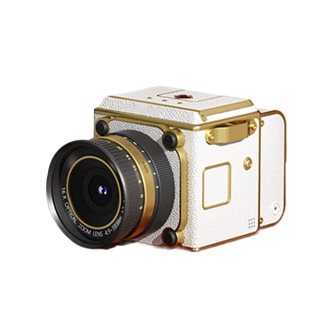 4K Mini Retro Digital Camera, Dual-Lens Simulation CCD Camera With 16X ...