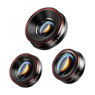 APEXEL 10-Piece Phone Camera Lens Kit: 0.63X Wide Angle, 15X Macro, 198 ...