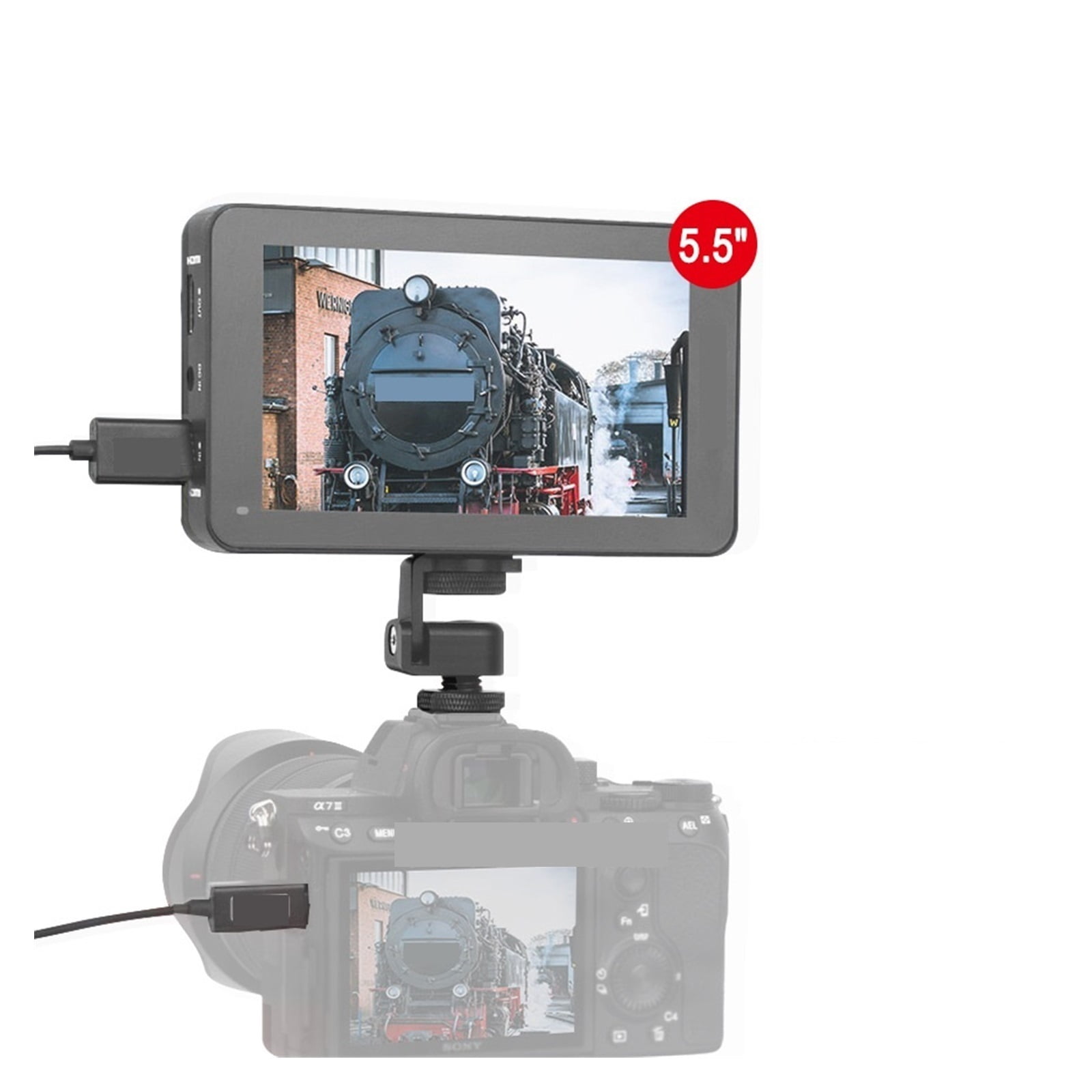 4K Monitor FHD 3D LUT HDR Touch Screen on Camera DSLR Field Monitor ...