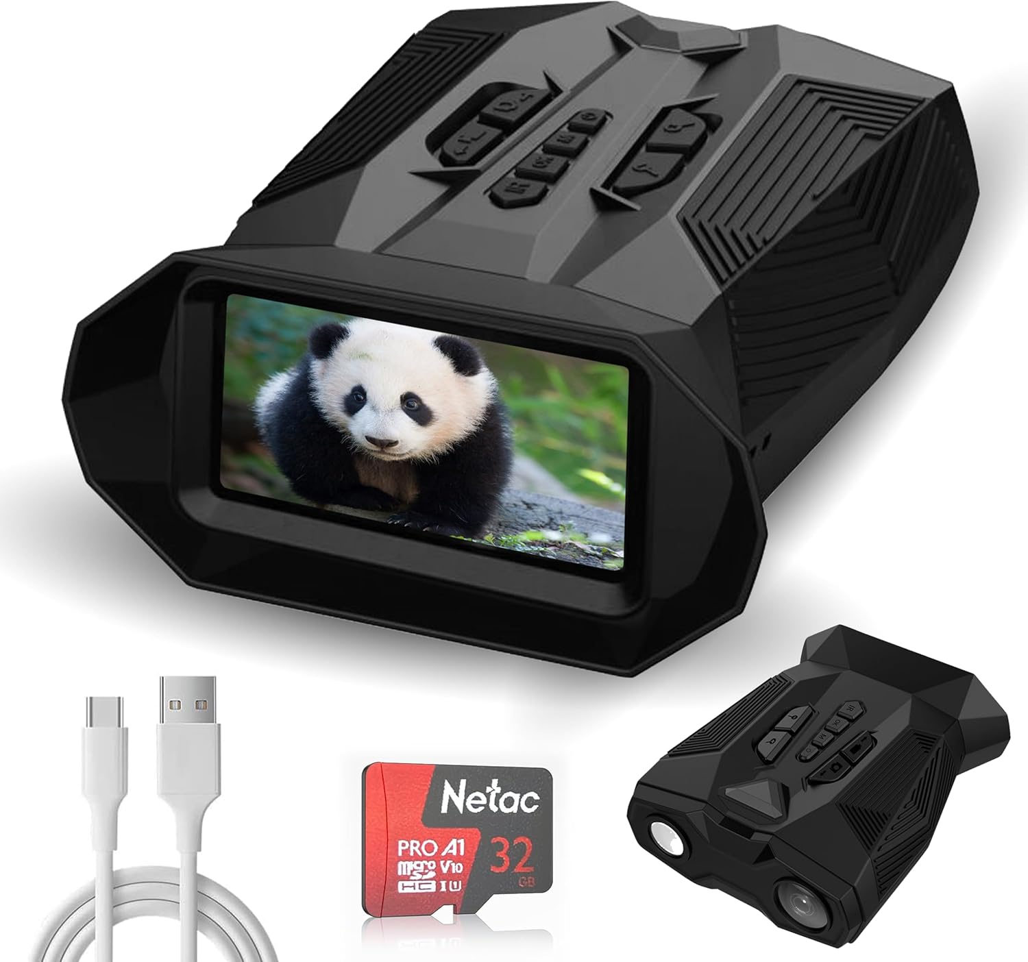 4K Night Vision Goggles,Infrared Night Vision Binoculars for Adults,20X ...