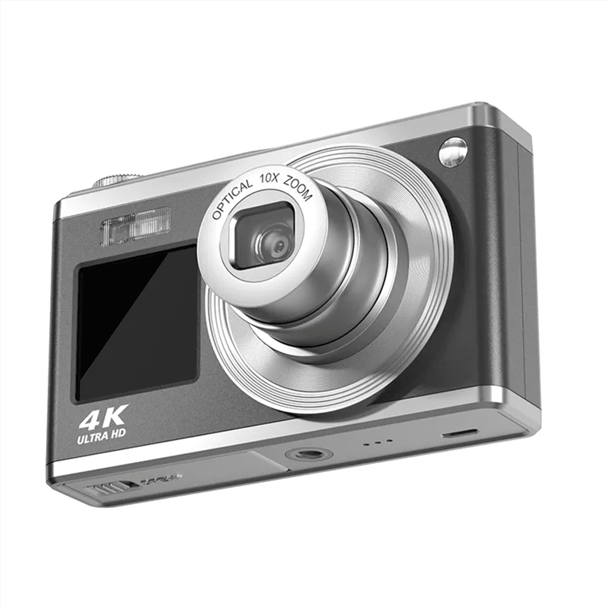 4K Optical Zoom CCD Digital Camera 64 Million Pixels Dual IPS High-Definition Screens ...