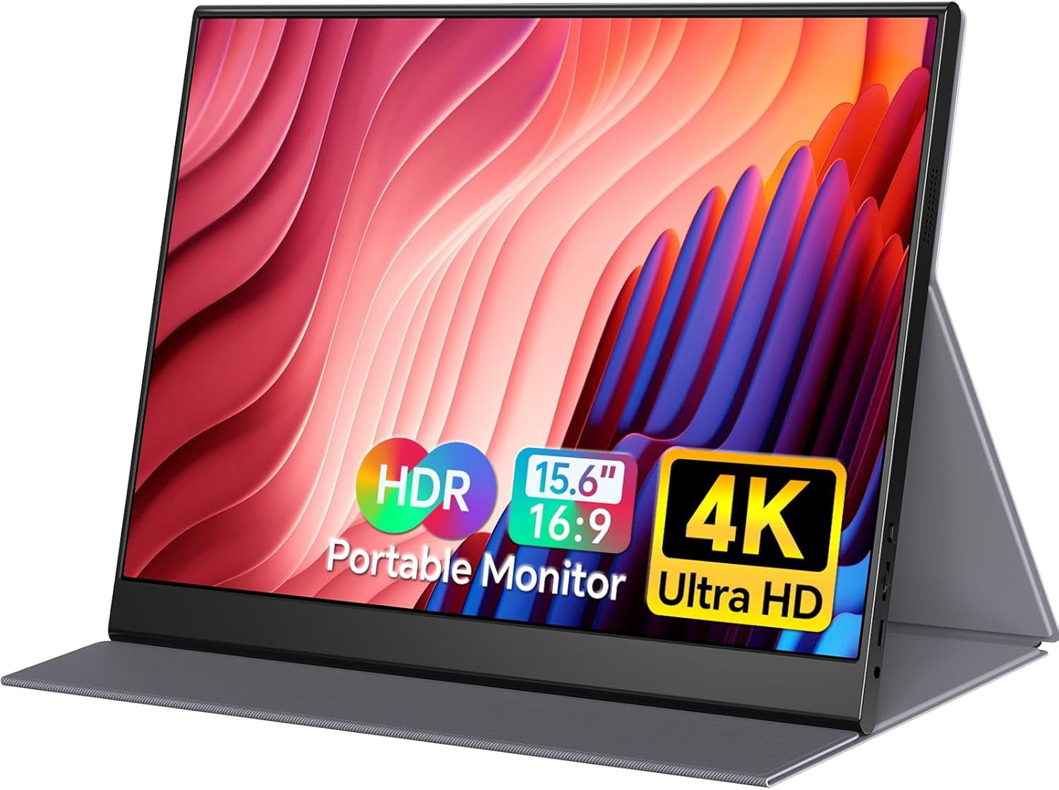 4K Portable 15.6" 3840x2160 UHD -C Laptop, IPS Computer Gaming Display ...