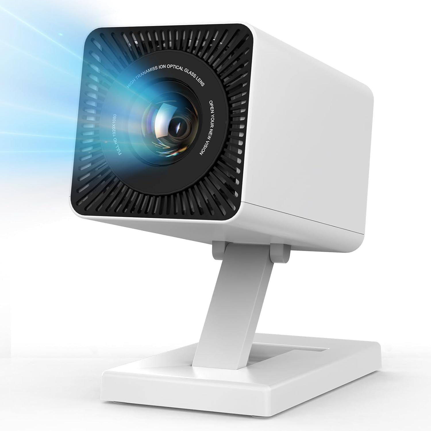 4K Portable Video Mini Projector, WiFi6 & Bluetooth 5.4, 150 ANSI Lumen ...