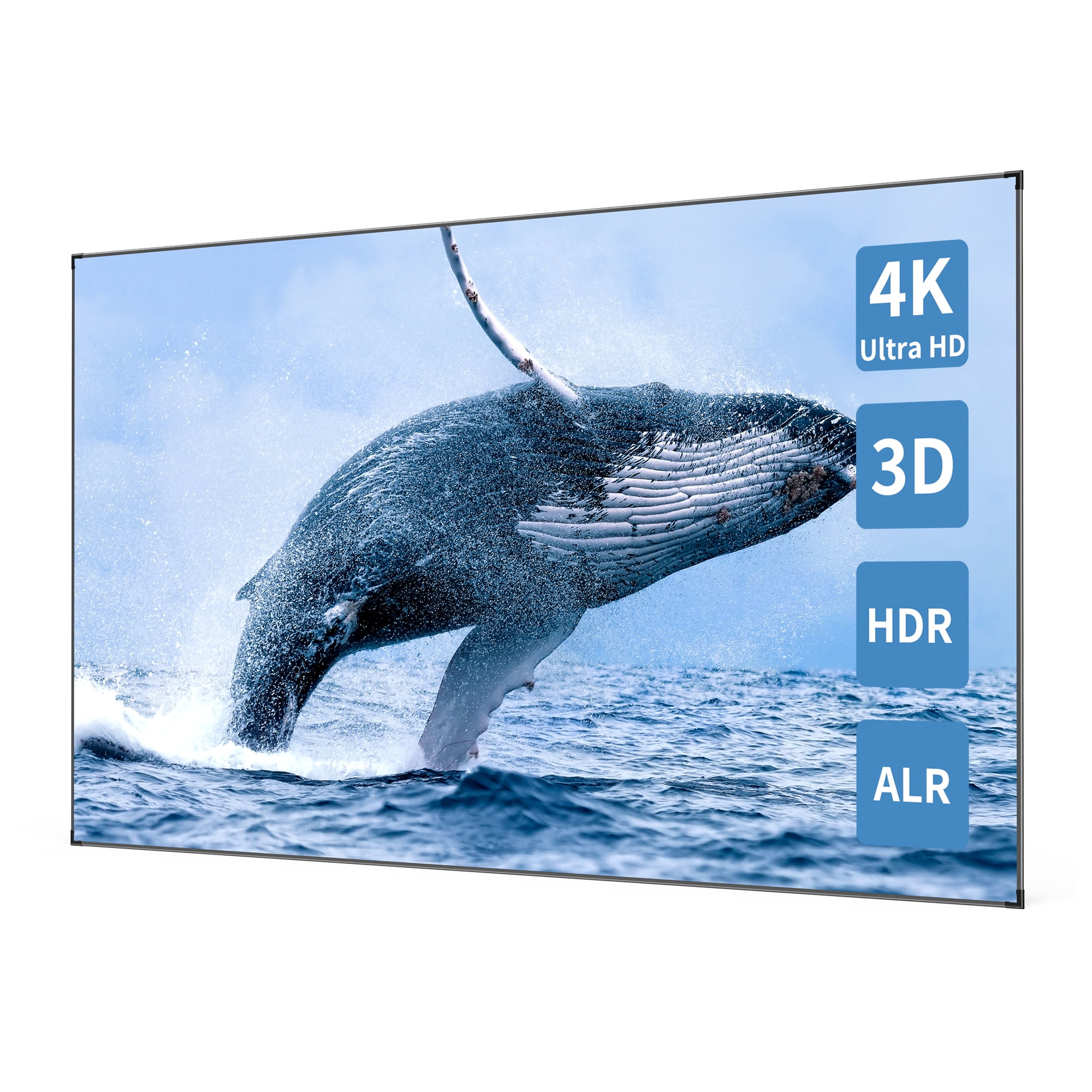 4K Projector Screen, Paris Rhône 100'' Ultra HD 16:9 Ambient Light ...