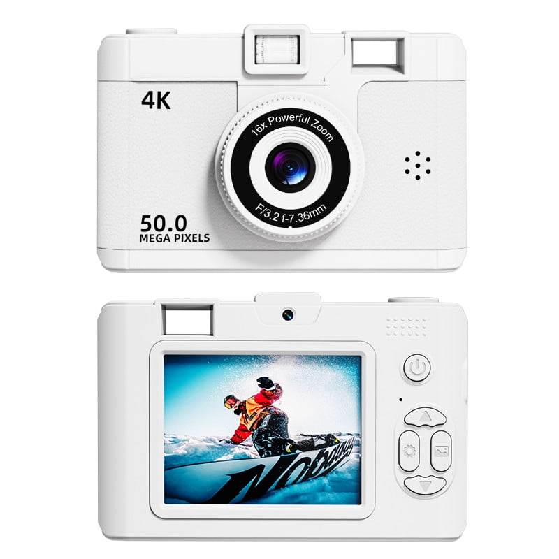 4K Retro Digital Camera with WIFI Wireless Transmission 16x Digital ...