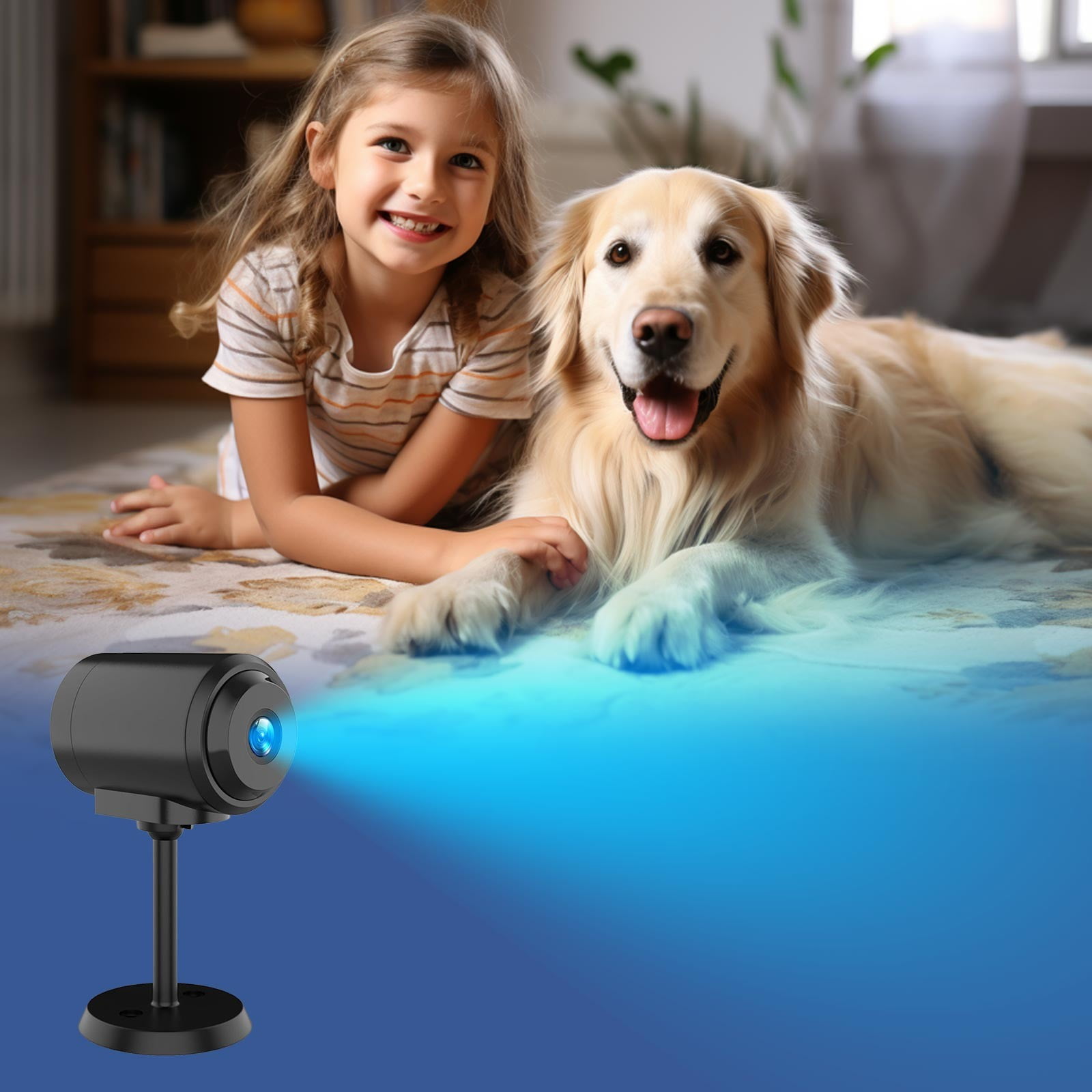 4K Security Camera small indoor camera wireless Easy to Install Video ...