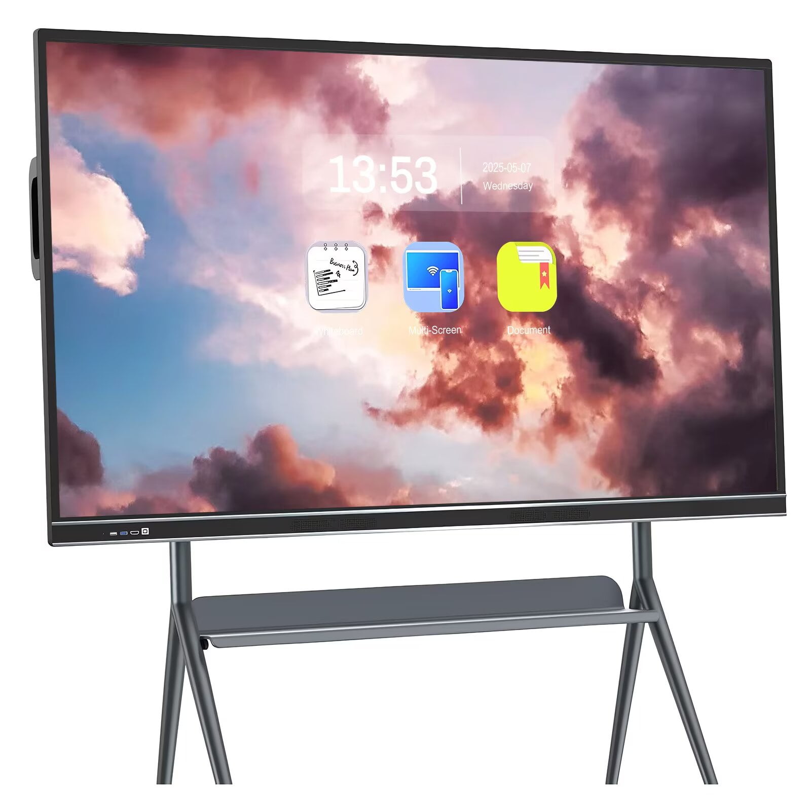 4K Smart Board 75 Inch All-in-One Touch, Interactive Whiteboard with ...