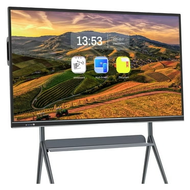 OmninexHub 4K Smart Board 55 Inch Touch Screen All-in-One, Interactive Whiteboard with Dual ...