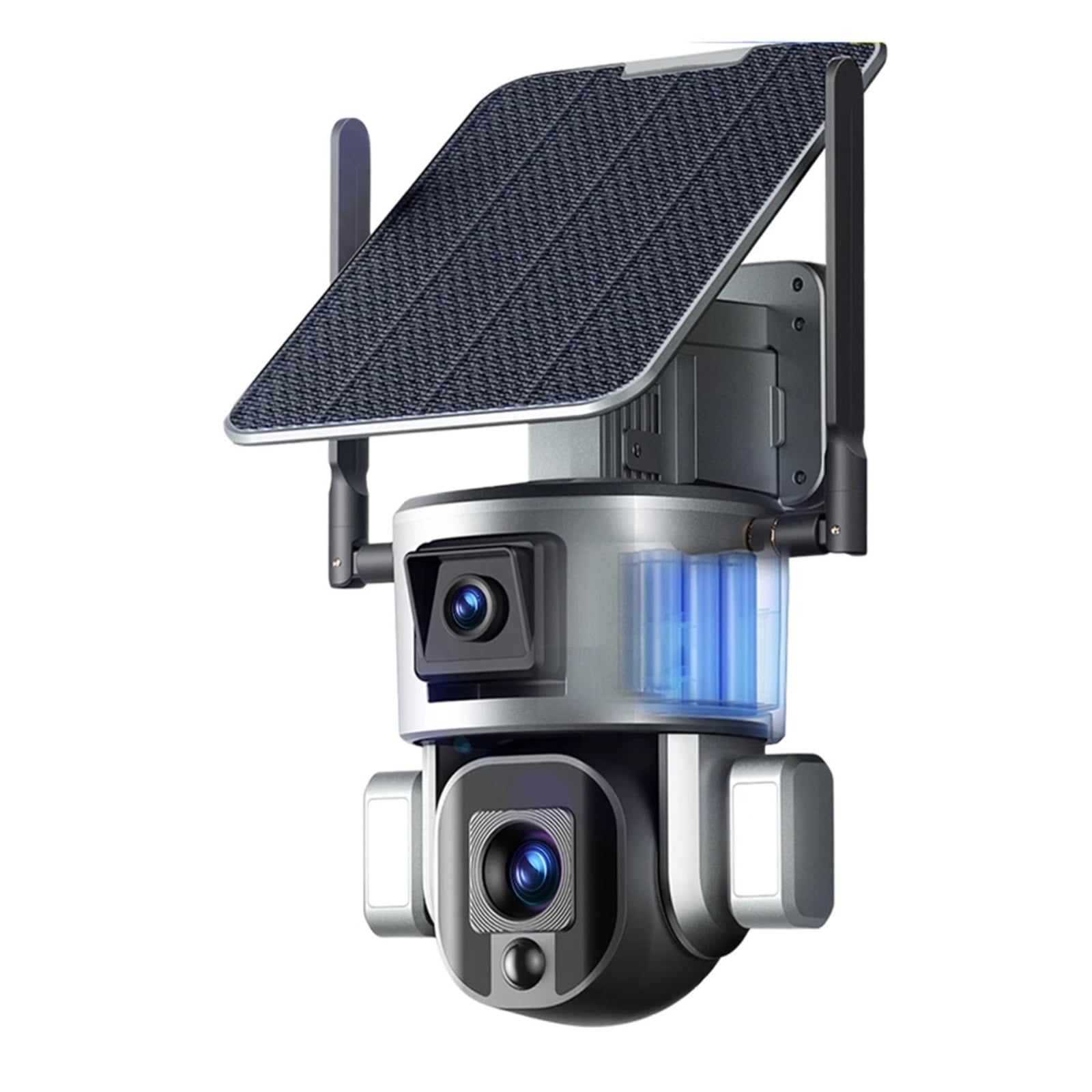 4K Solar Security Camera 4G Sim Card 10X Zoom Dual-Lens Dual Screen 8MP ...