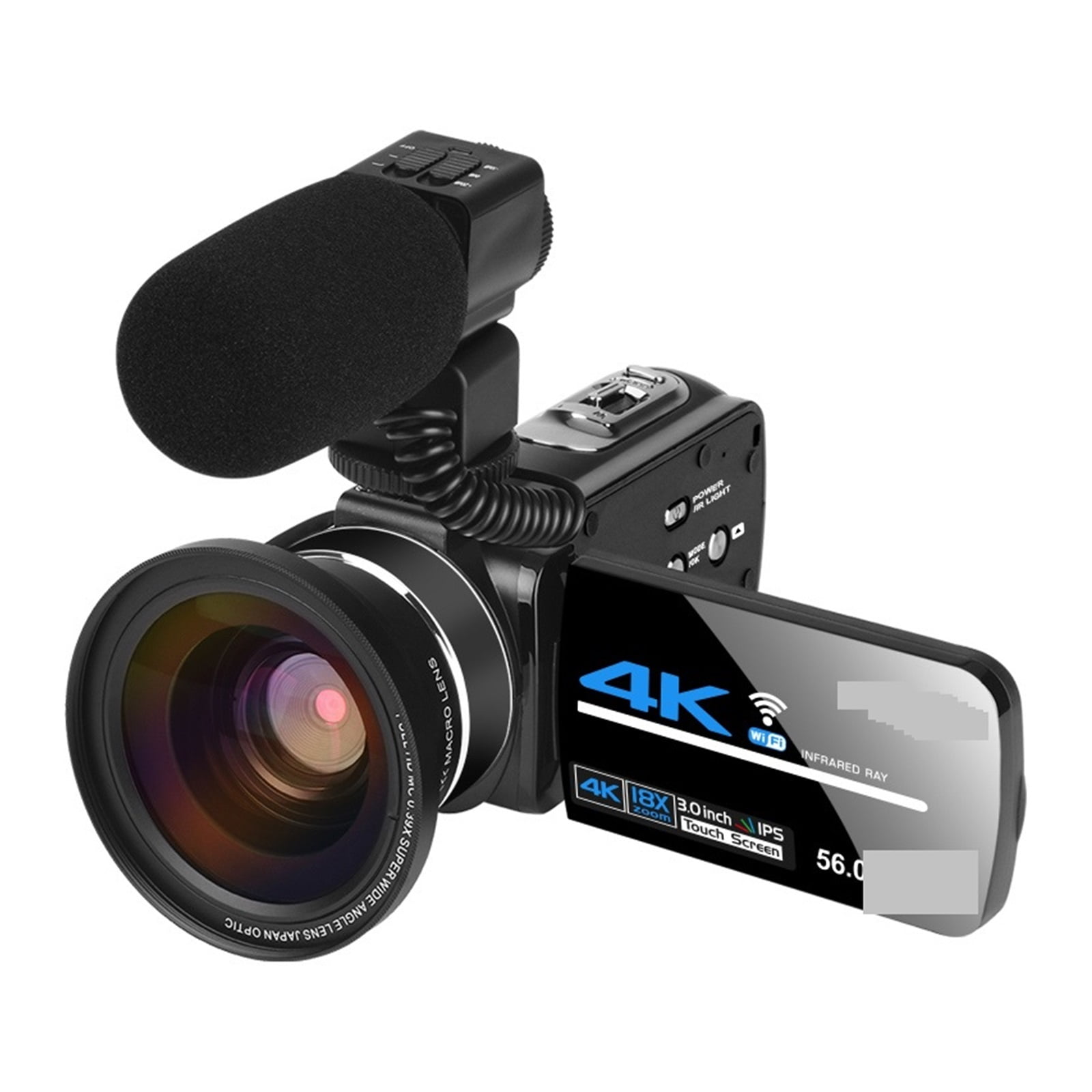 4K Streaming Digital Video Camera Webcam Camcorder For Photography ...