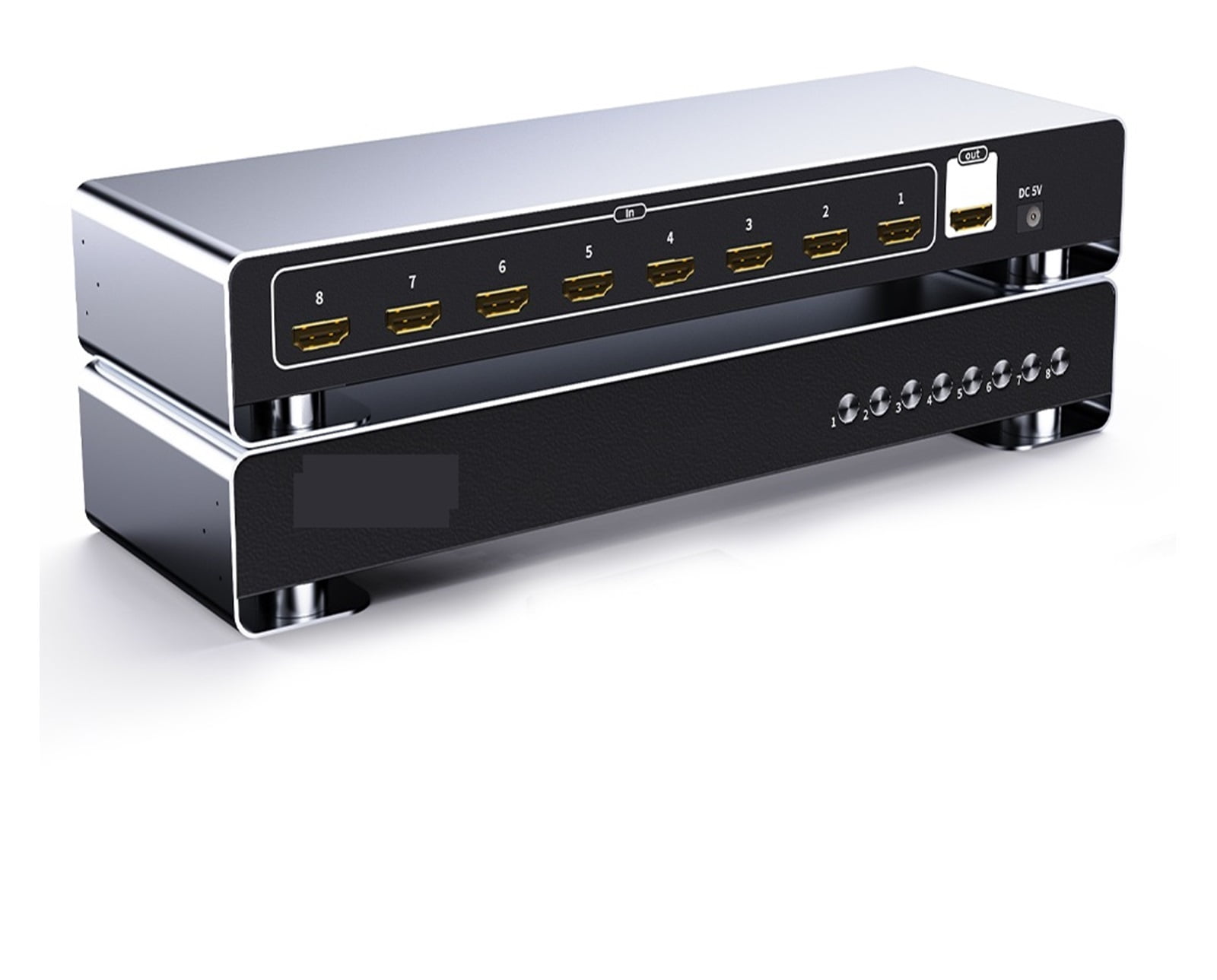 4K Switch 8 In 1 Out Video Switcher 8 Ports For Host Laptop PS3/4/5 ...