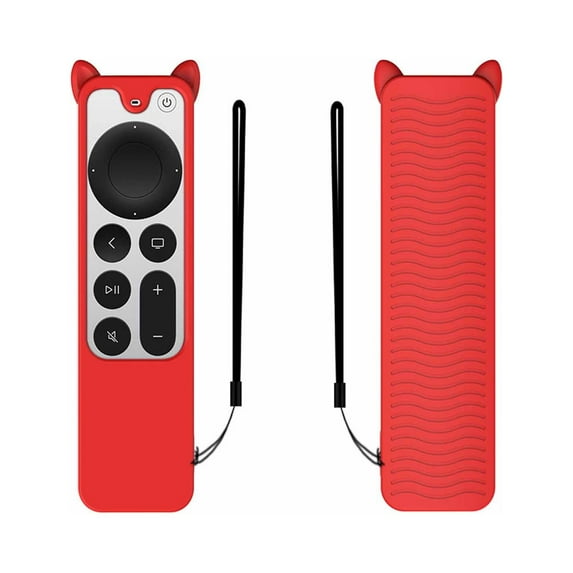 4K TV Remote Control Protective Silicone with Siri Voice Assistant and ...