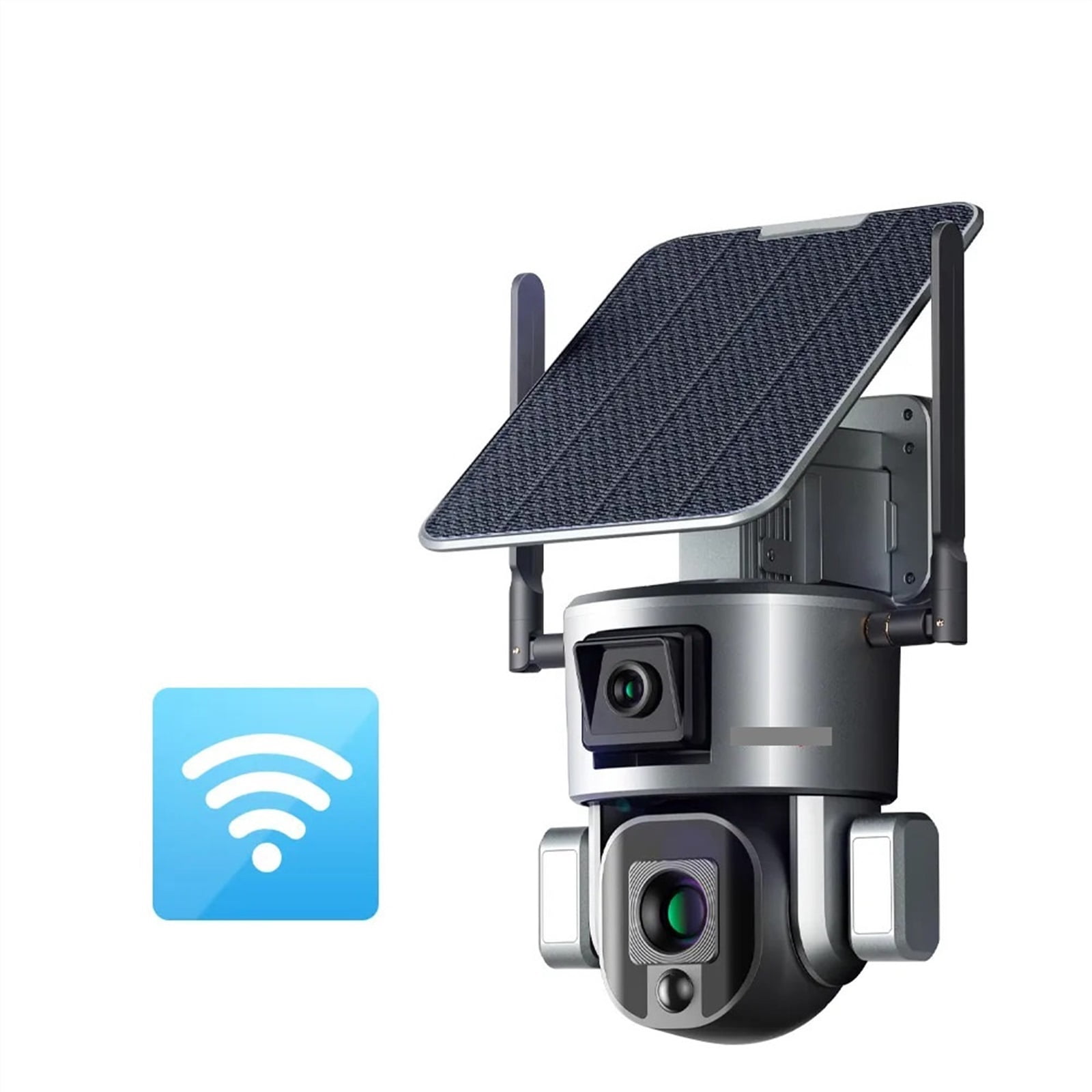 4K UHD Dual Scrceen Preview 4G Solar Camera Outdoor 10X Optical Zoom ...