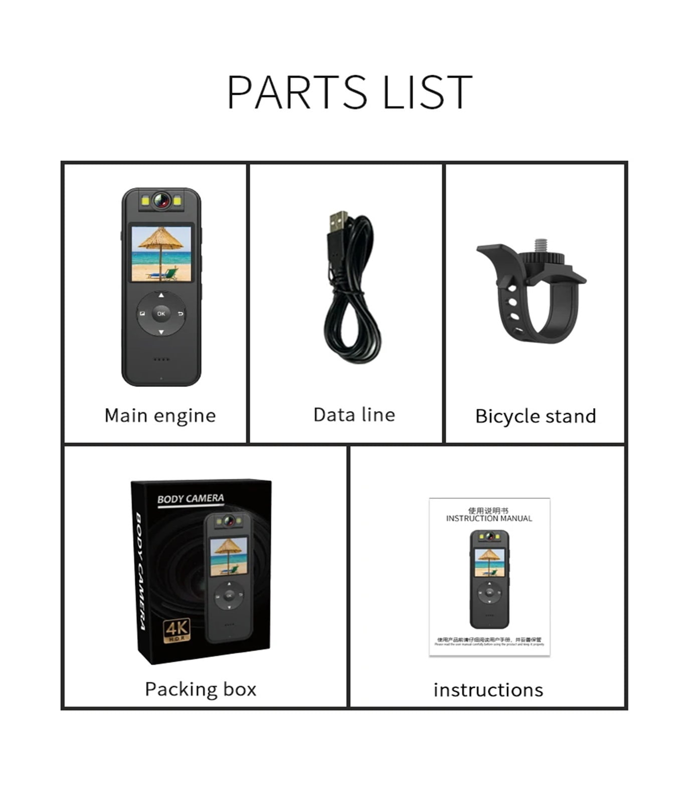 4K UHD Micro Camcorder Body Camera Voice Recorder Mini Wireless Camera ...