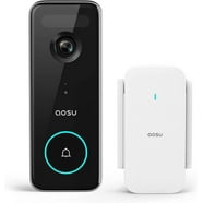 Amcrest WiFi Video Doorbell, 2.4 GHz, Two-Way Audio, 140° Wide Angle ...