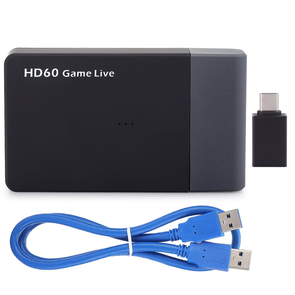 Rewera 4K USB 3.0 Game Live Broadcast Box with Microphone Input for ...