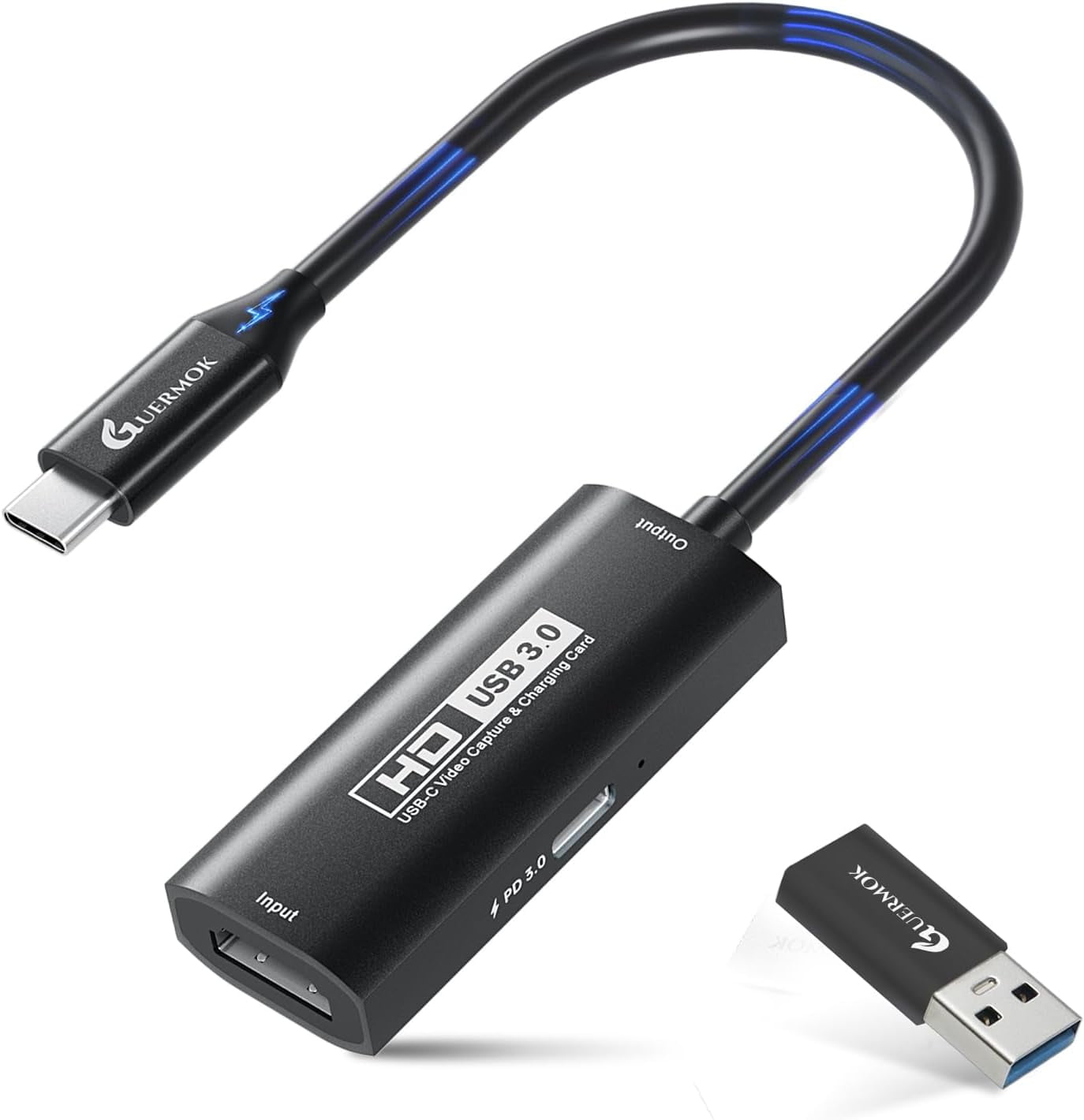 4K USB3.0 Video Capture Card with PD 100W 2K@30FPS or 1080P@60FPS HDMI ...