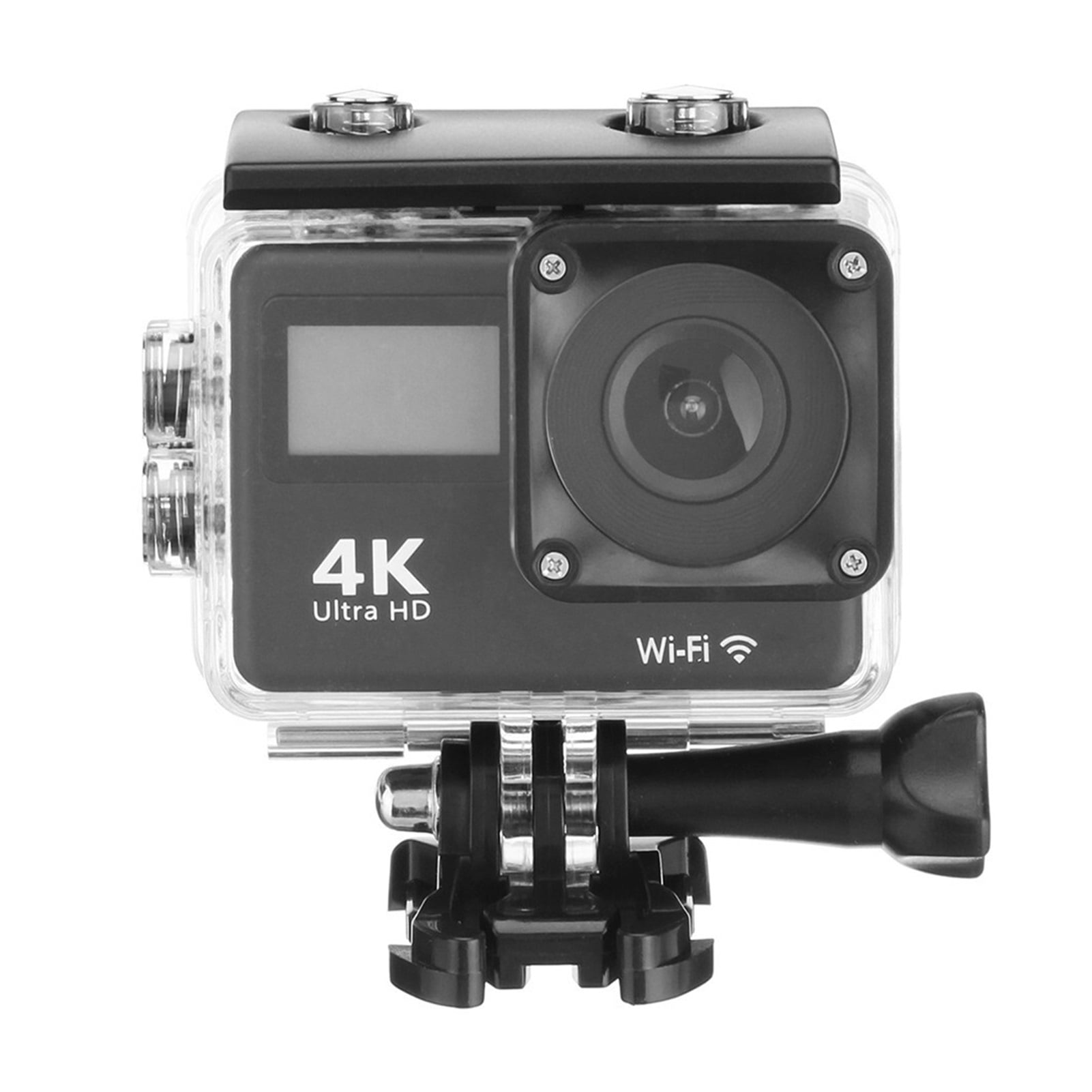 4K Ultra HD Action Camera Touch Double LCD WiFi 16MP 170D 30m Go ...