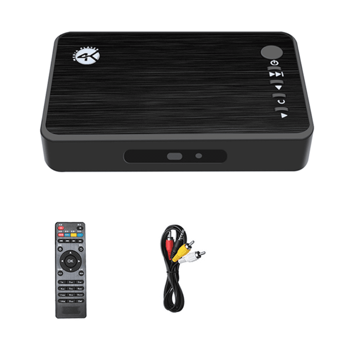 4K Ultra HD Media Player for Car TV SD MMC RMVB MP3 USB External HDD U Disk MultiMedia Box US ...
