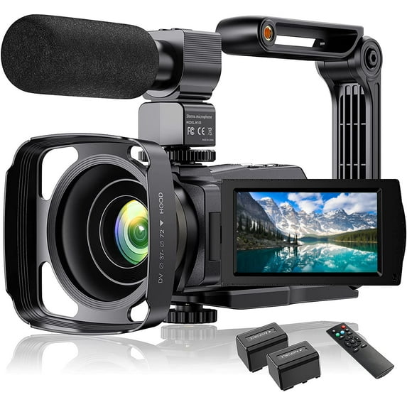 4K Ultra HD Video Camera Camcorder 48MP 60FPS with Wifi, IR Night ...