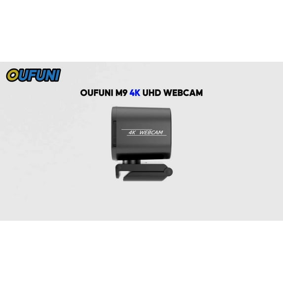 4K Webcam, Bulit-in 2 Noise-Canceling Mics, Privacy Cover, Tripod, 73 ...