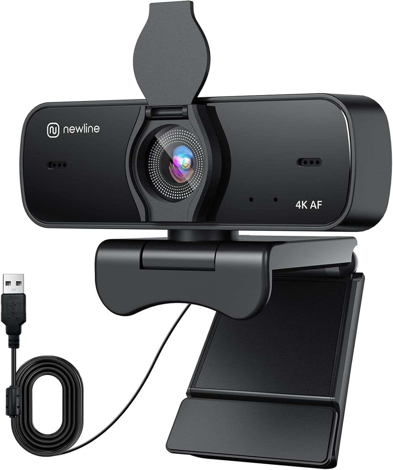 4K Webcam for PC, 4K UHD USB Webcam with Microphone, New Upgraded Auto ...