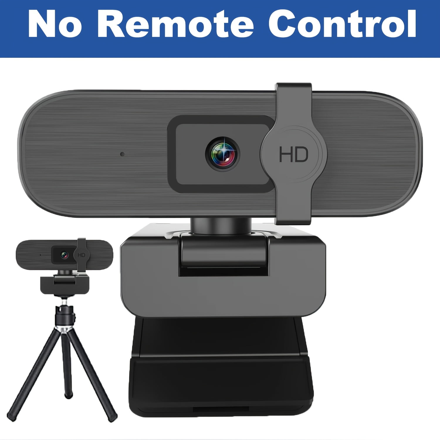 4K Webcam with Auto Zoom, Remote, Privacy Cover & Audio, Easy Setup for ...