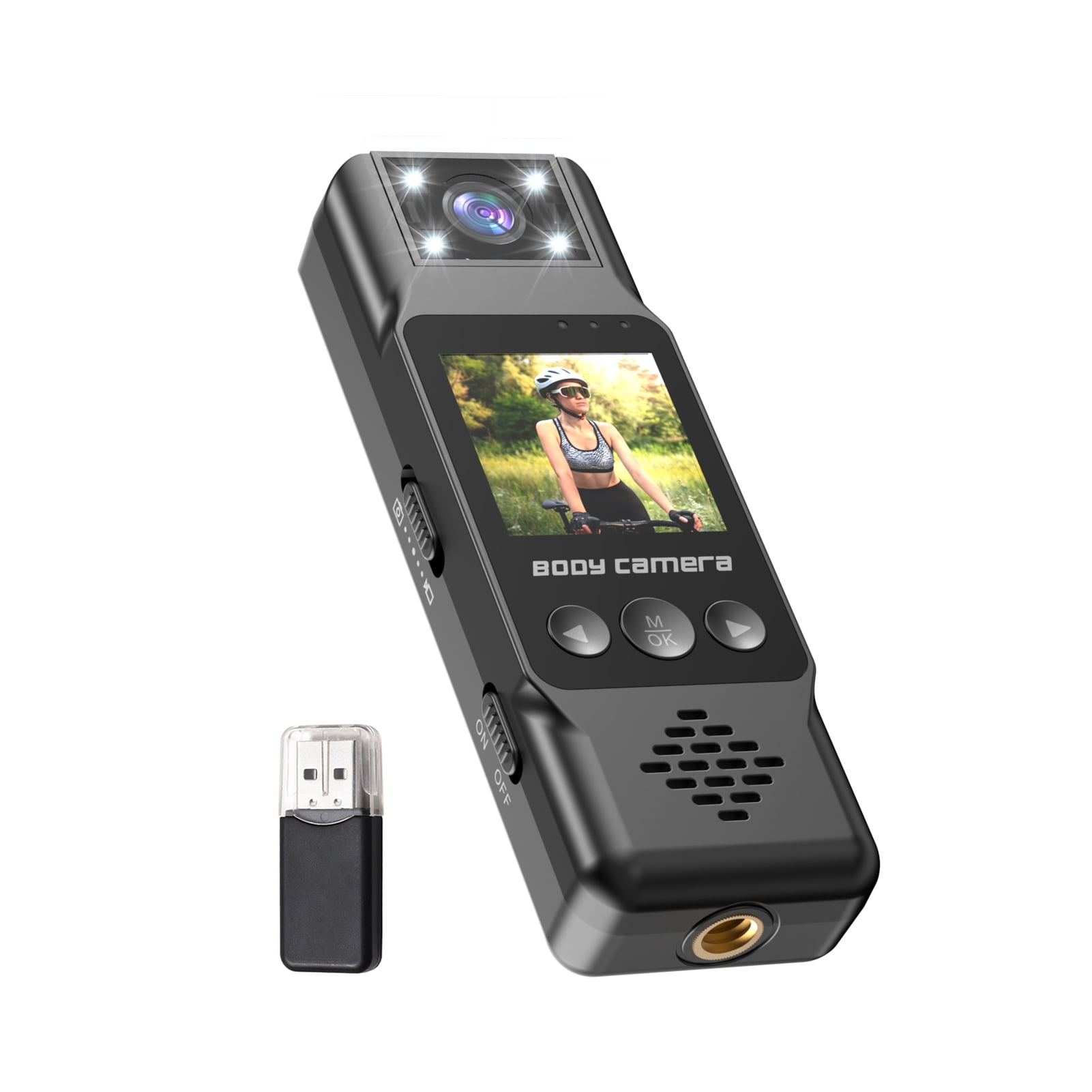 4K WiFi Body Camera with Audio and Video Recording Wearable Body Cam ...