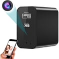 4K Wireless Cameras Mini Small Security Wall Outlet WiFi Camera Indoor ...