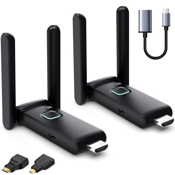 Wireless HDMI Transmitter and Receiver, 4K Decode 1080P Output Display ...