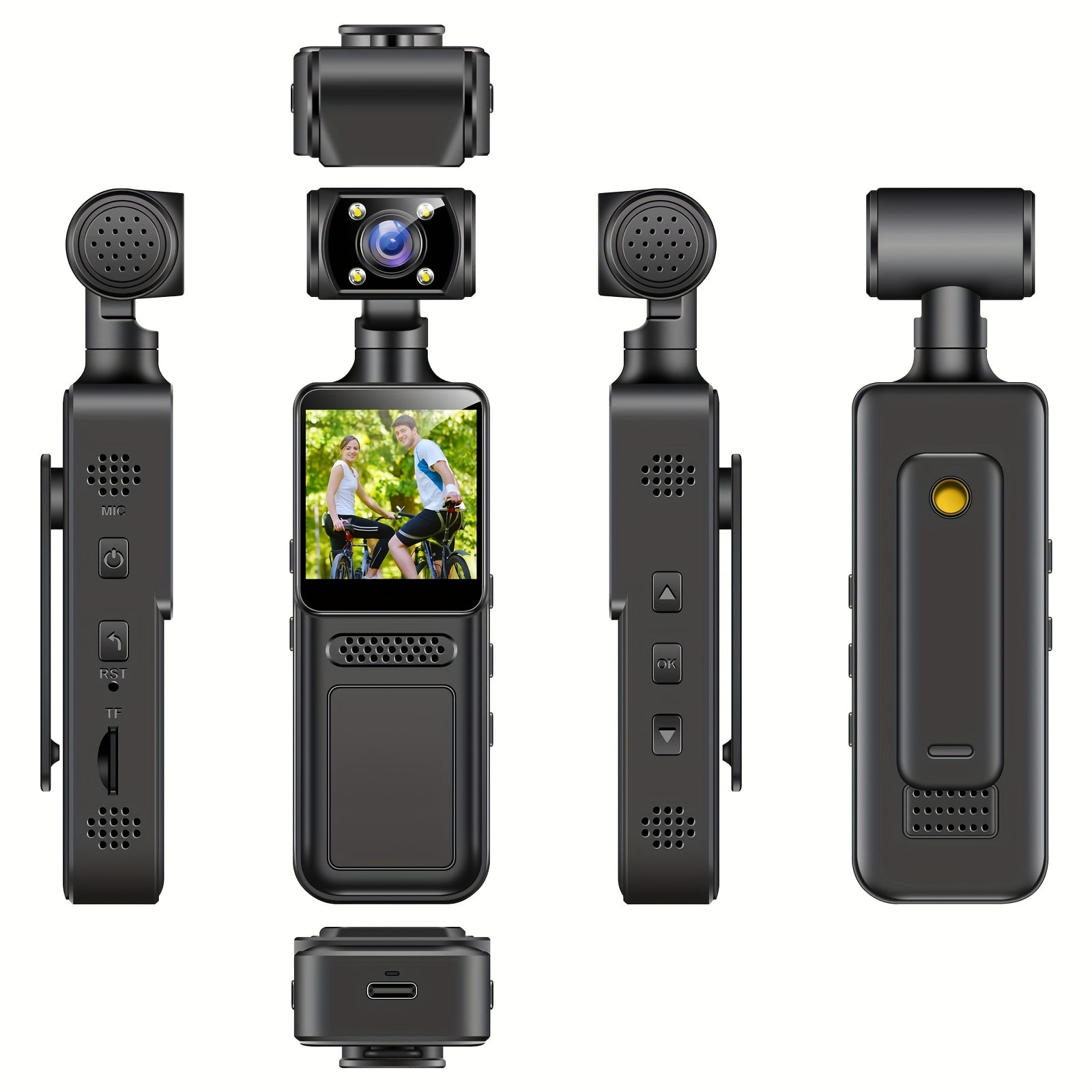 4K high-definition digital camera with WiFi, integrated night vision ...