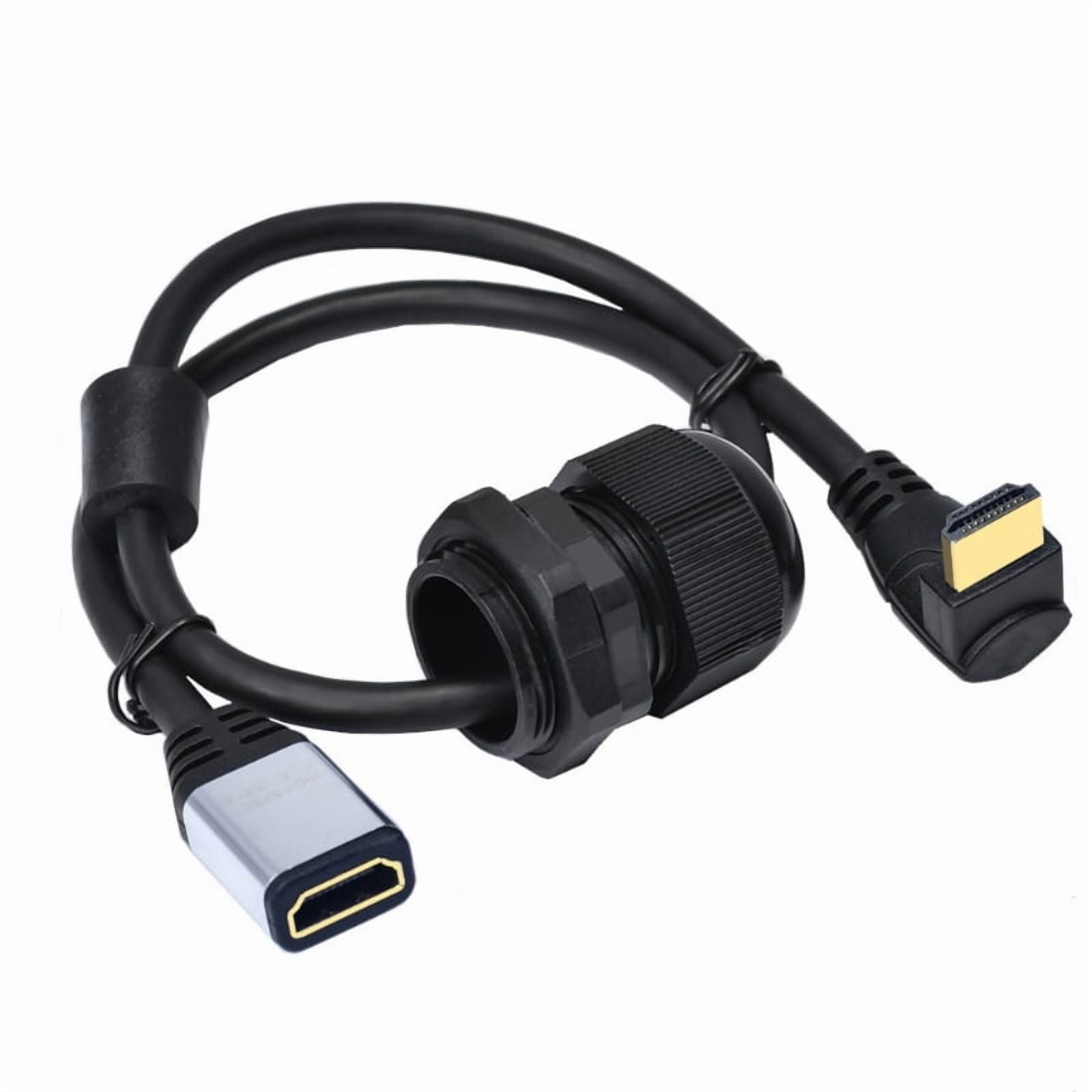 4K60hz HDMI Extension Cable With Panel Mount Waterproof Connector For ...