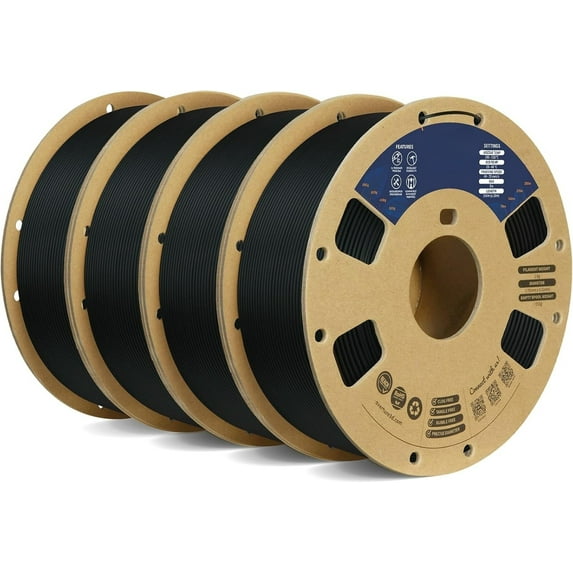 4KG Bundle PLA Plus (PLA+) Filament 1.75mm, Stronger & More Durable ...
