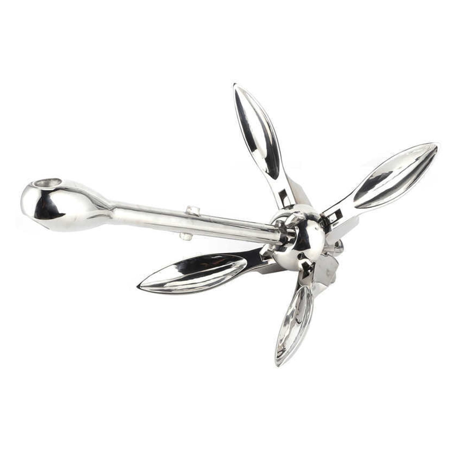 4KG Folding Anchor Foldable Anchor Stainless Steel 8.8lb Grapnels ...