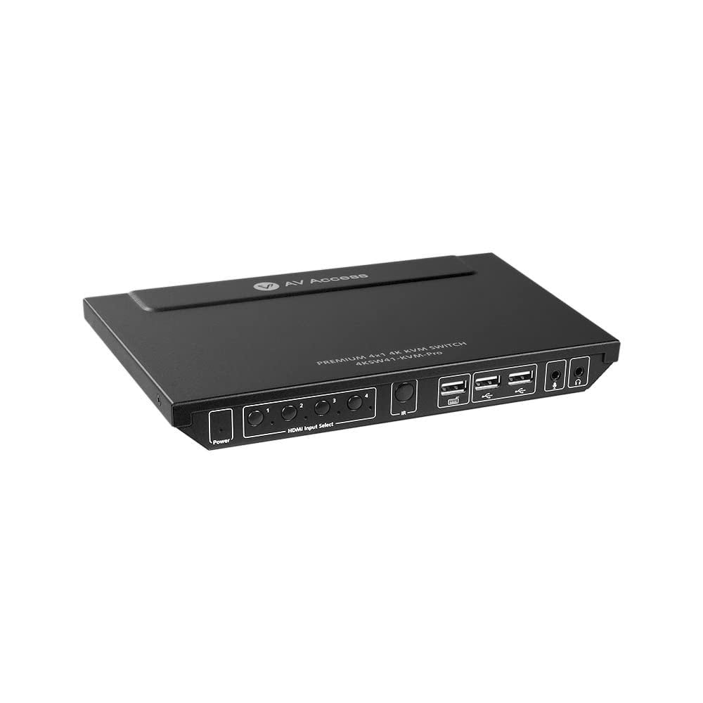 4KSW41-KVM-PRO KVM Switch for 4 Computers 1 Monitor - Walmart.com