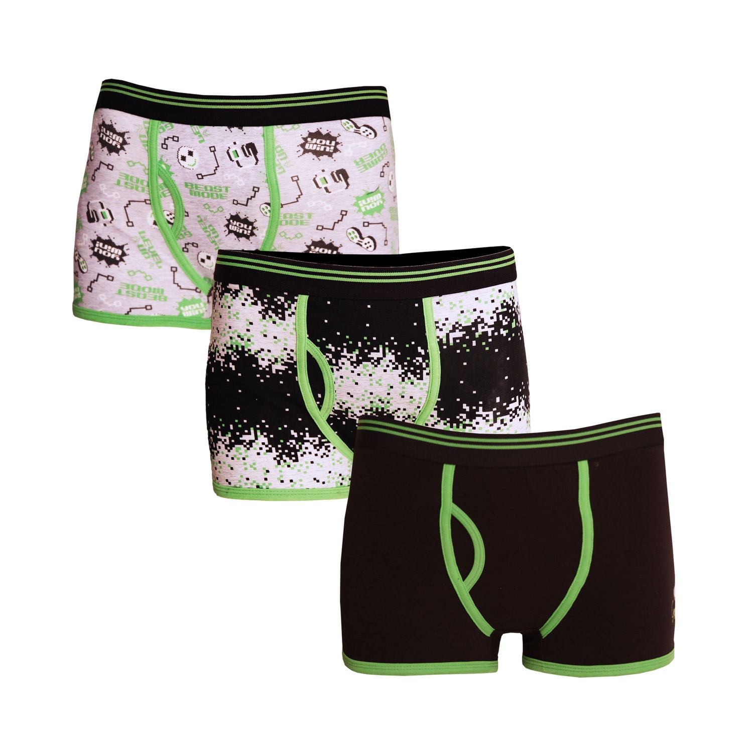 4Kidz Boys Cotton Trunk Fit Boxers (Pack Of 3) - Walmart.com