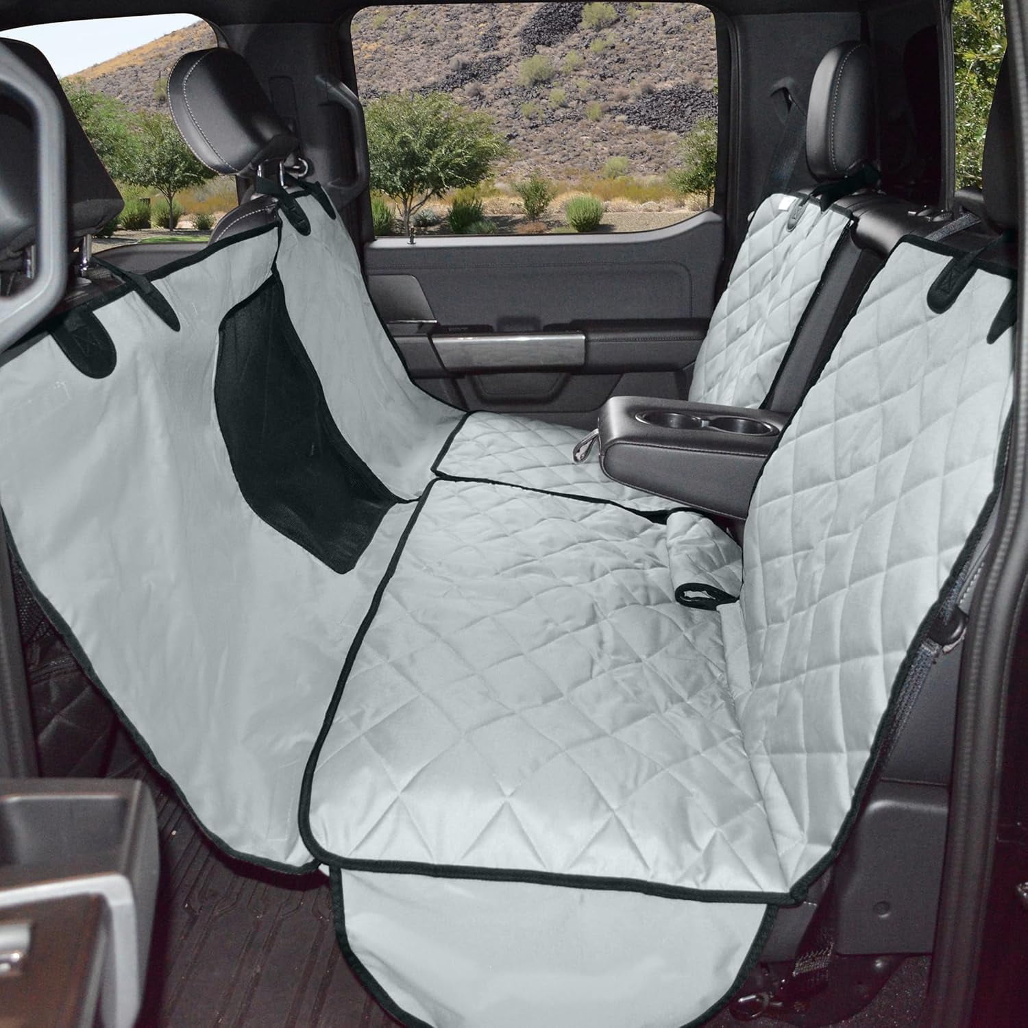 4Knines New Crew Cab Truck Pet Seat Cover for Back Seat with Split-Tech ...